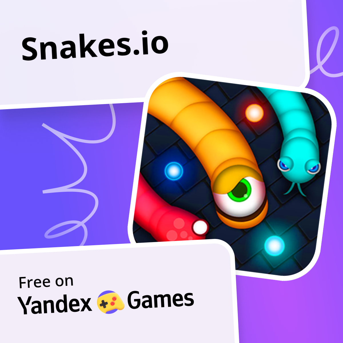 Snakes.io - play online for free on Yandex Games