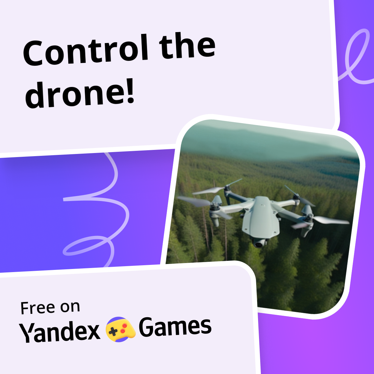 Control the drone! (by AO.games) - play online for free on Yandex Games