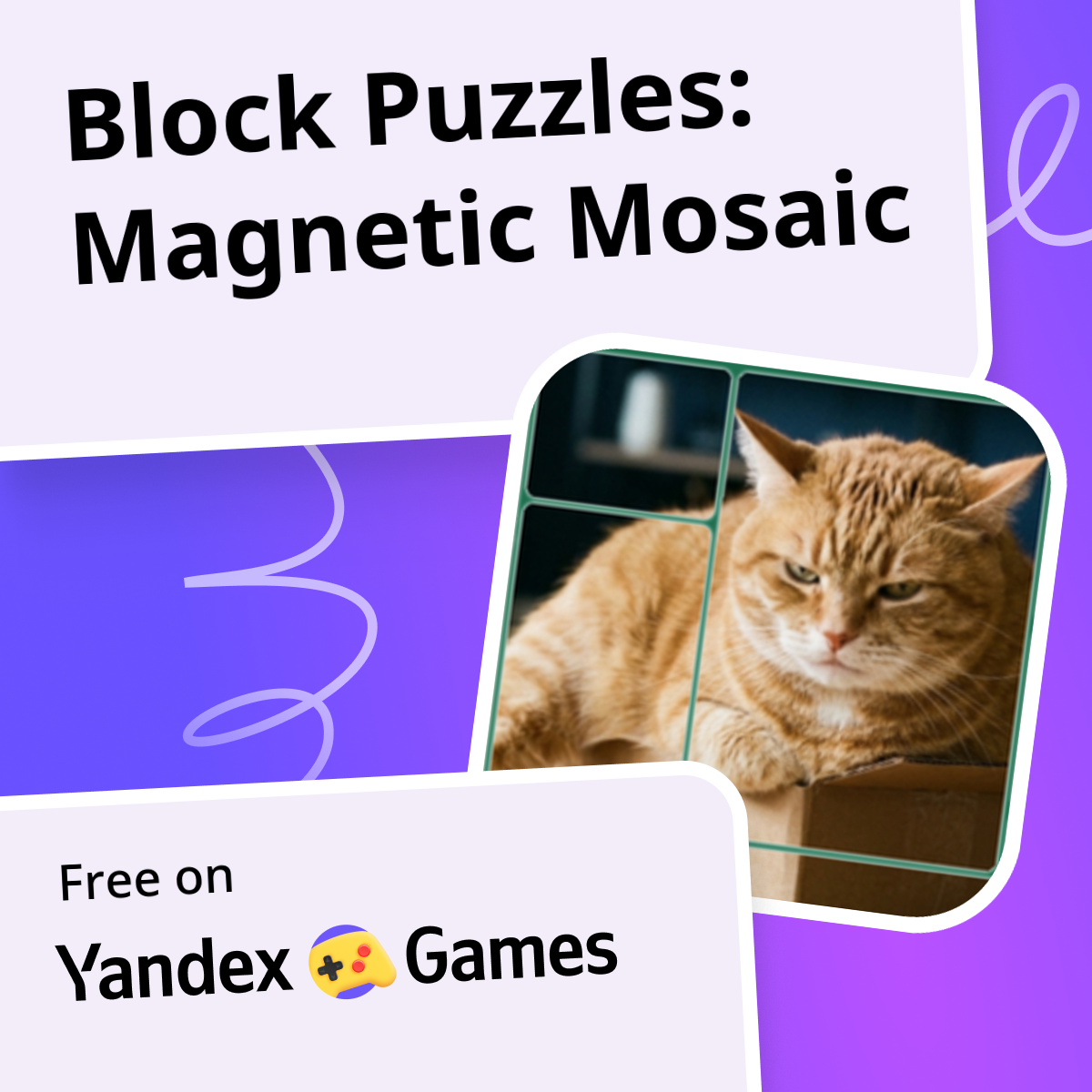 Block Puzzles: Magnetic Mosaic - play online for free on Yandex Games