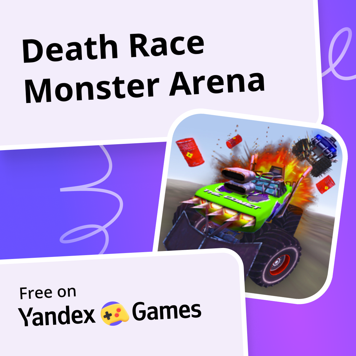 Death Race Monster Arena - play online for free on Yandex Games