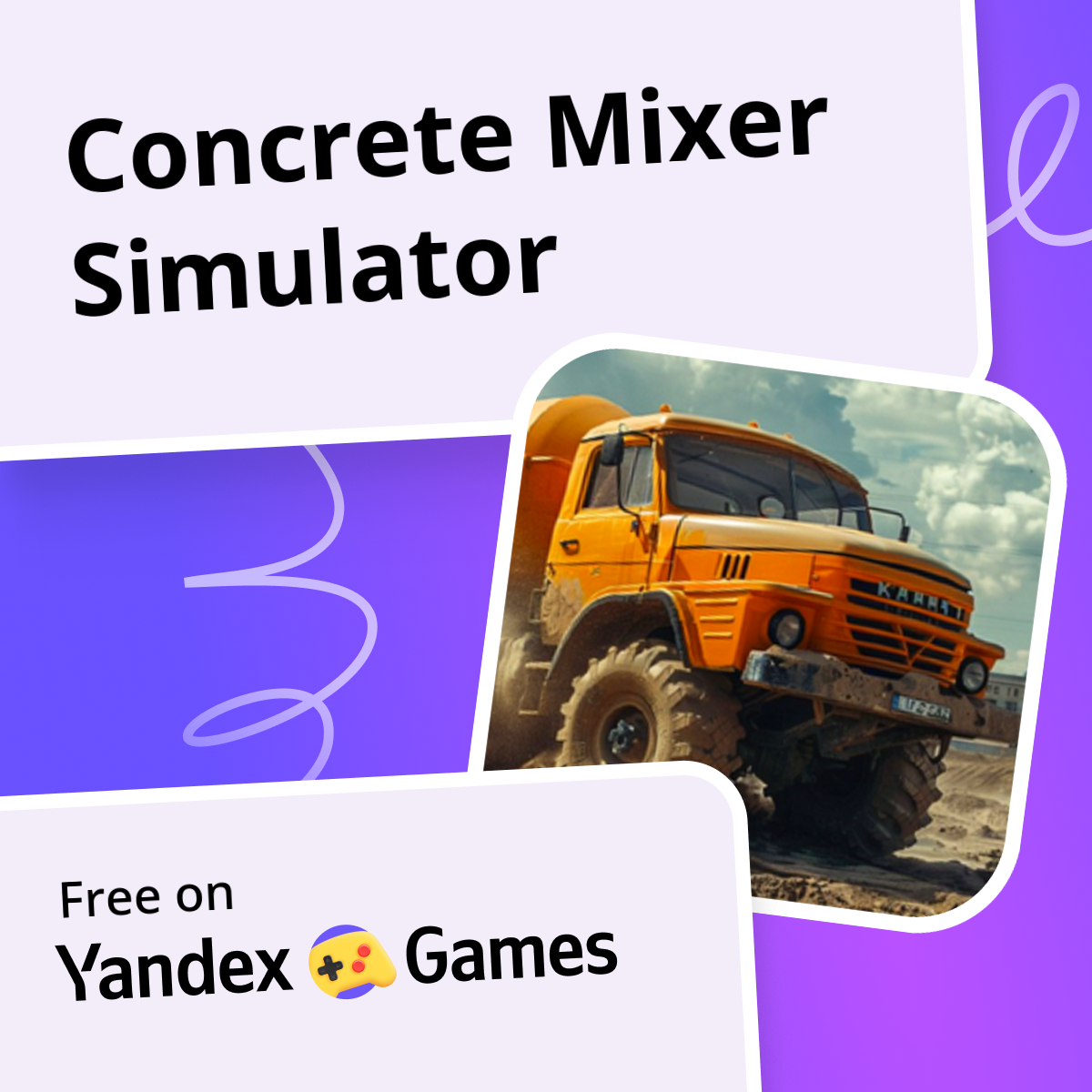 Concrete Mixer Simulator (by DeeStay Games) - play online for free on Yandex Games