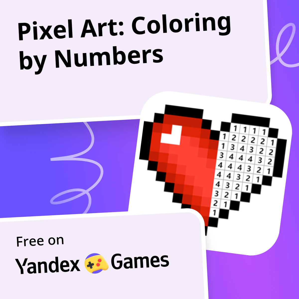 Pixel Art: Coloring by Numbers - play online for free on Yandex Games