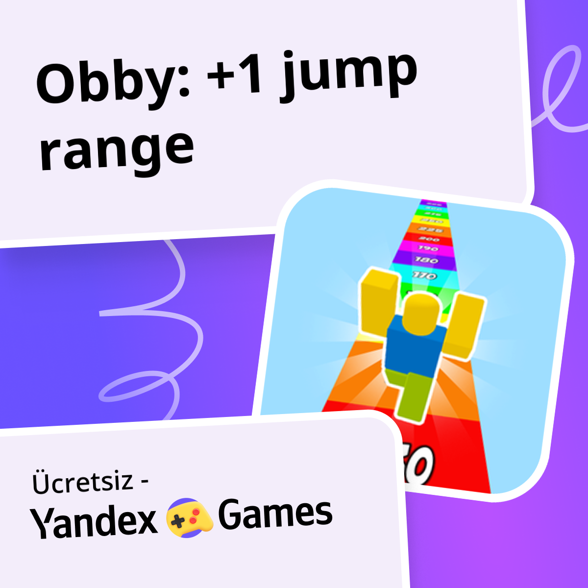 Obby: +1 jump range (Starodymov'den) - Yandex Games servisinde ücretsiz ...