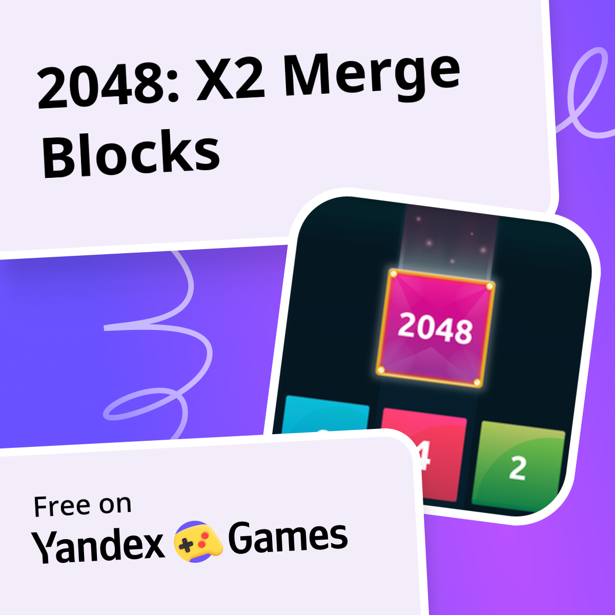 2048: X2 Merge Blocks (by Inlogic) - play online for free on Yandex Games