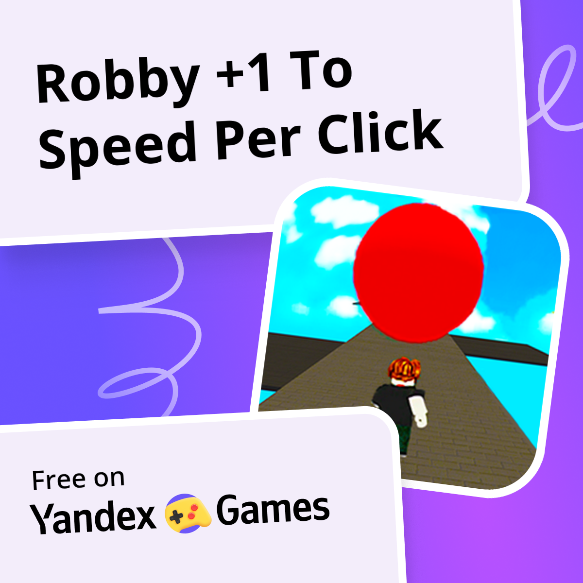 Robby +1 To Speed Per Click (by TuskTeam) - play online for free on Yandex Games