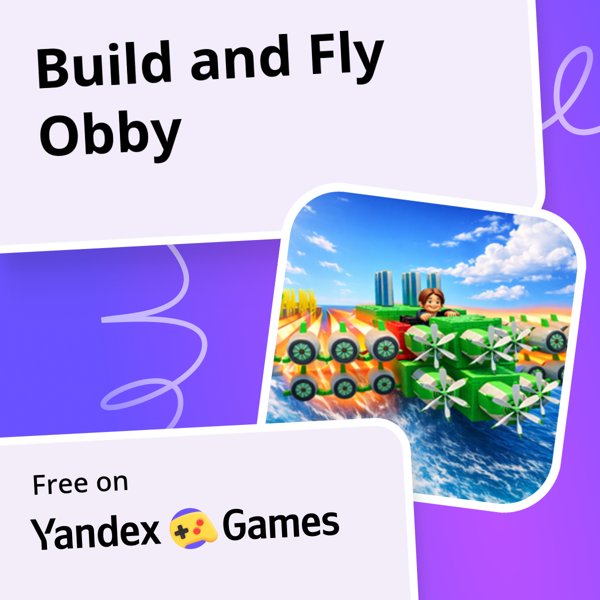 Build and Fly Obby (by Aviana Games) - play online for free on Yandex Games
