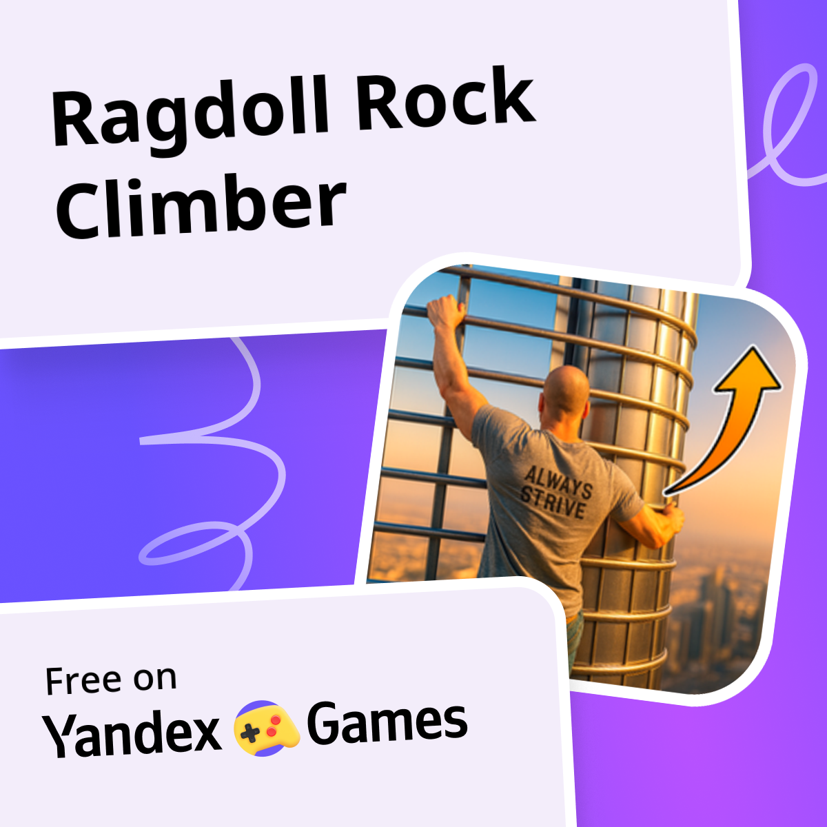 Ragdoll Rock Climber (by MirraGames) - play online for free on Yandex Games