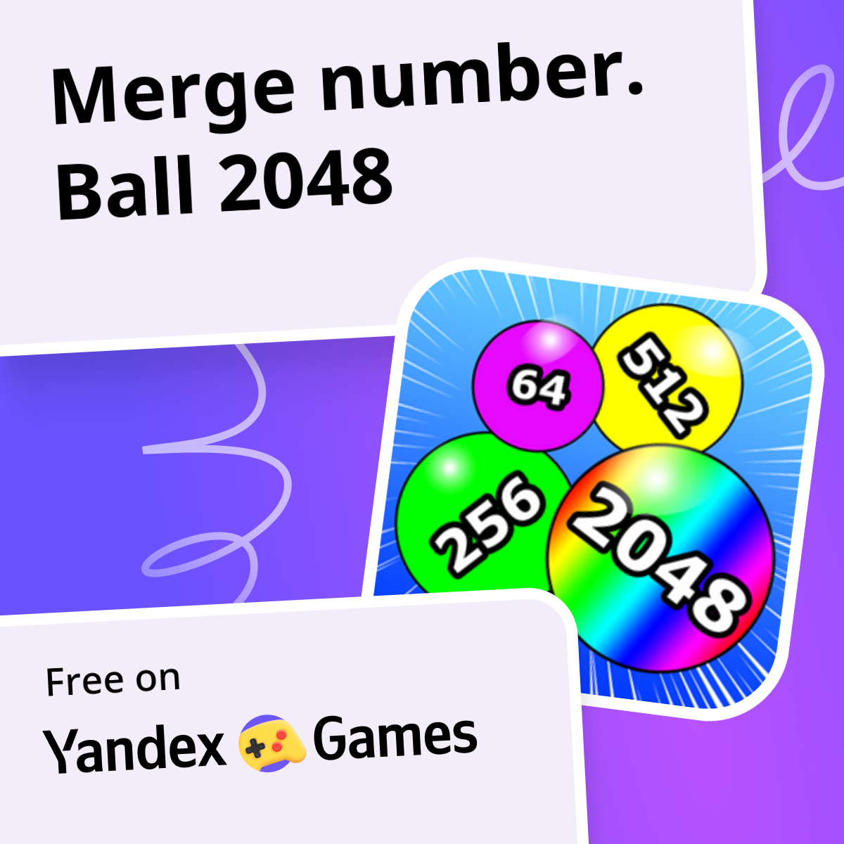 Merge number. Ball 2048 - play online for free on Yandex Games