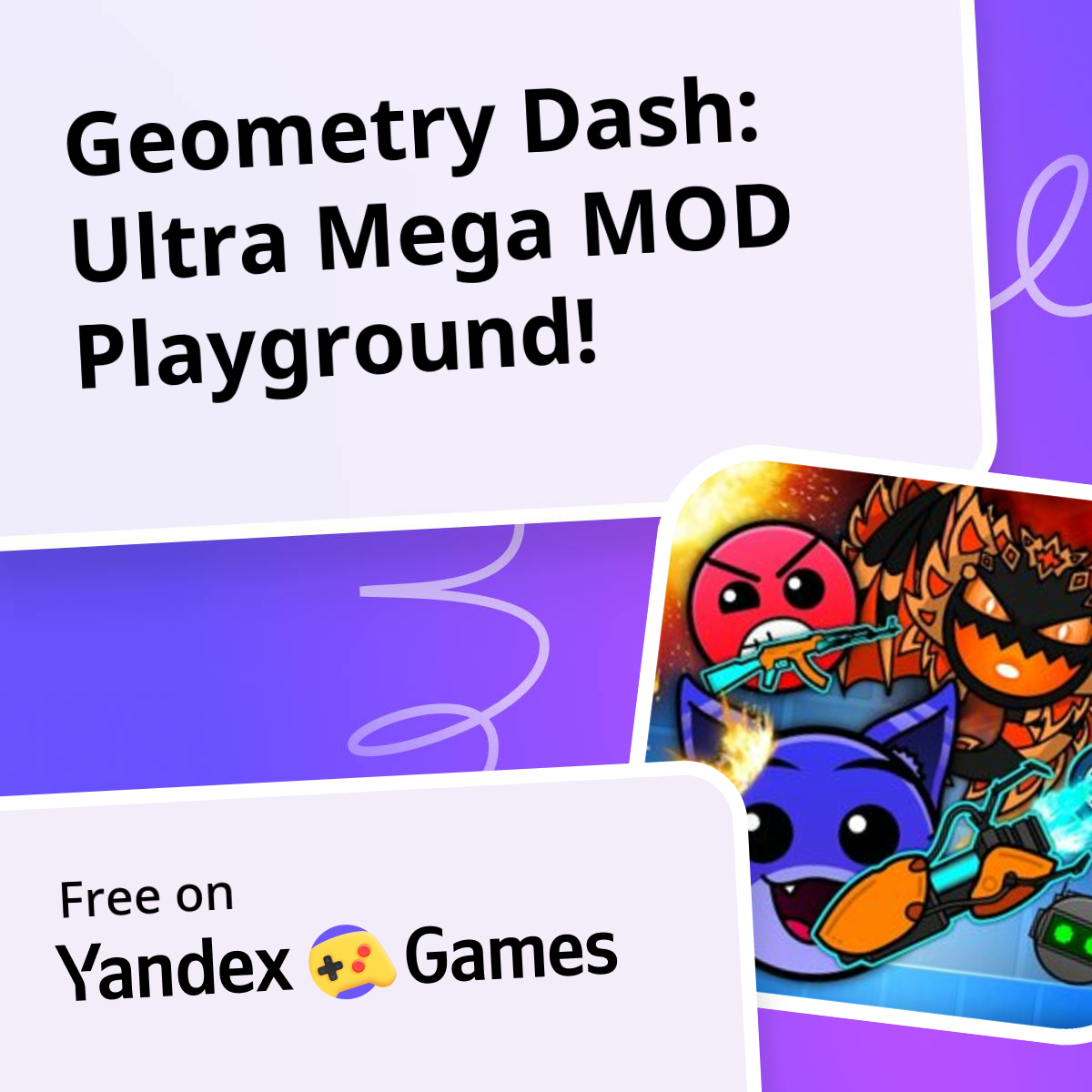 Geometry Dash: Ultra Mega MOD Playground! (by JellyLab) - play online ...