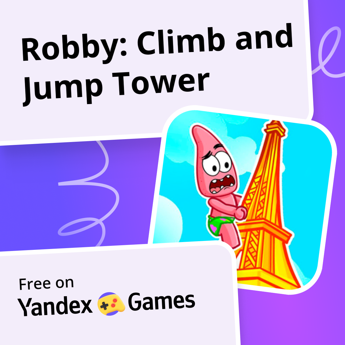 Robby: Climb and Jump Tower (by Eva Games) - play online for free on Yandex Games