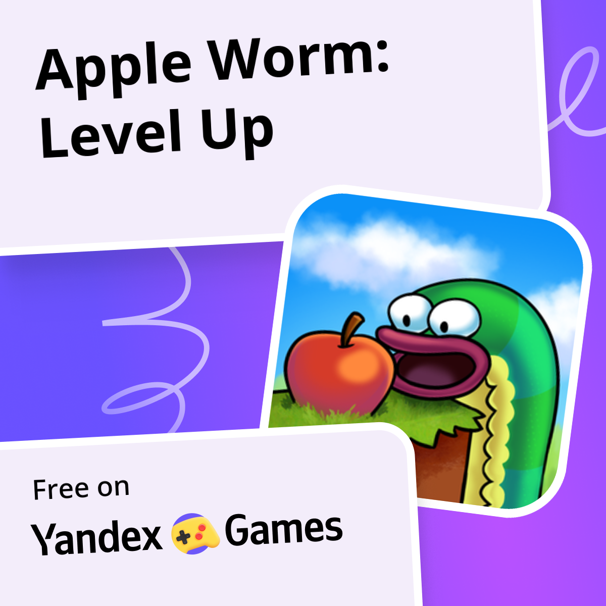 Apple Worm: Level Up - play online for free on Yandex Games