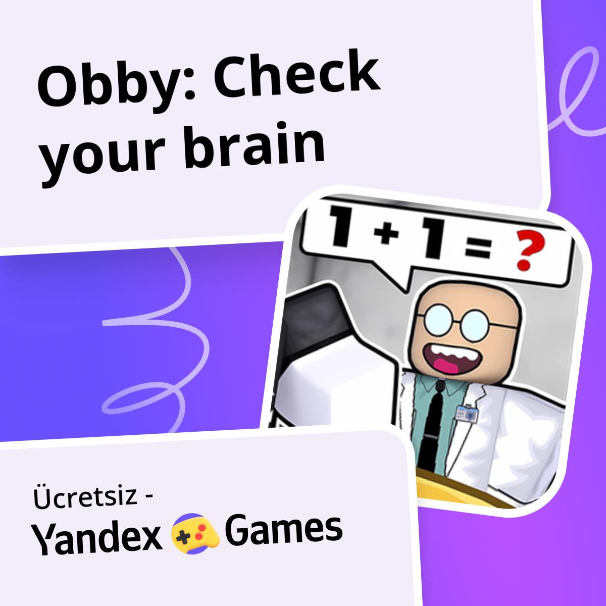 Obby: Check your brain (liss48'den) - Yandex Games servisinde ücretsiz ...