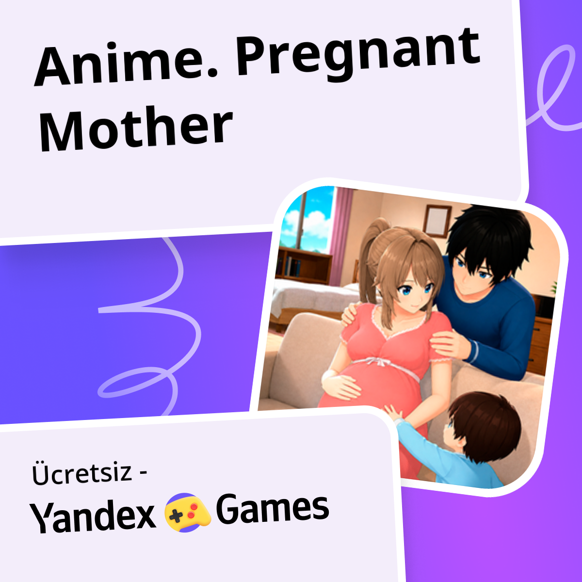 Anime. Pregnant Mother - oynayın Yandex Games üzerinde ücretsiz çevrimiçi