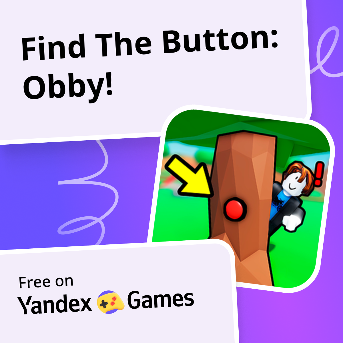 Find The Button: Obby! (by liss48) - play online for free on Yandex Games