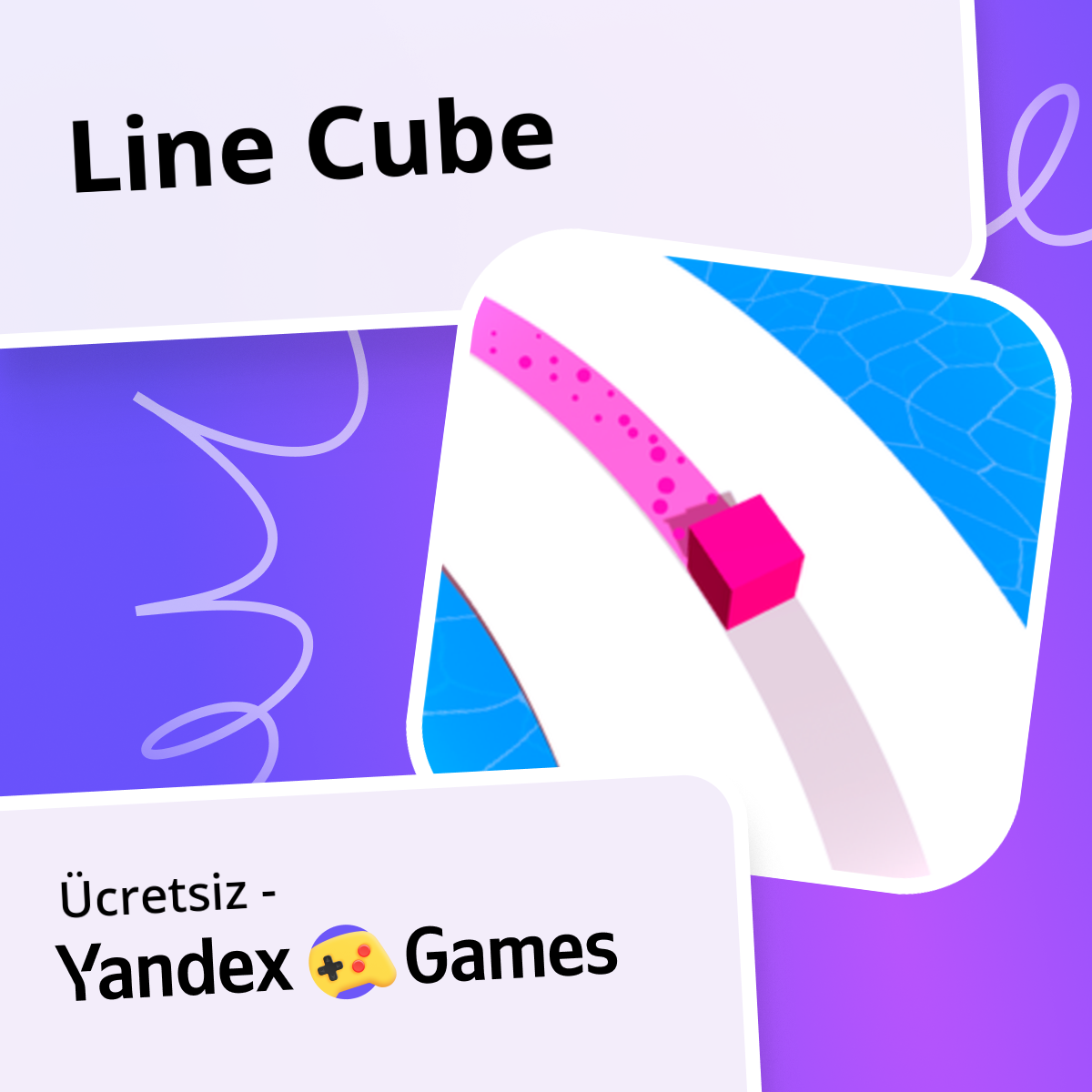 Line Cube - oynayın Yandex Games üzerinde ücretsiz çevrimiçi