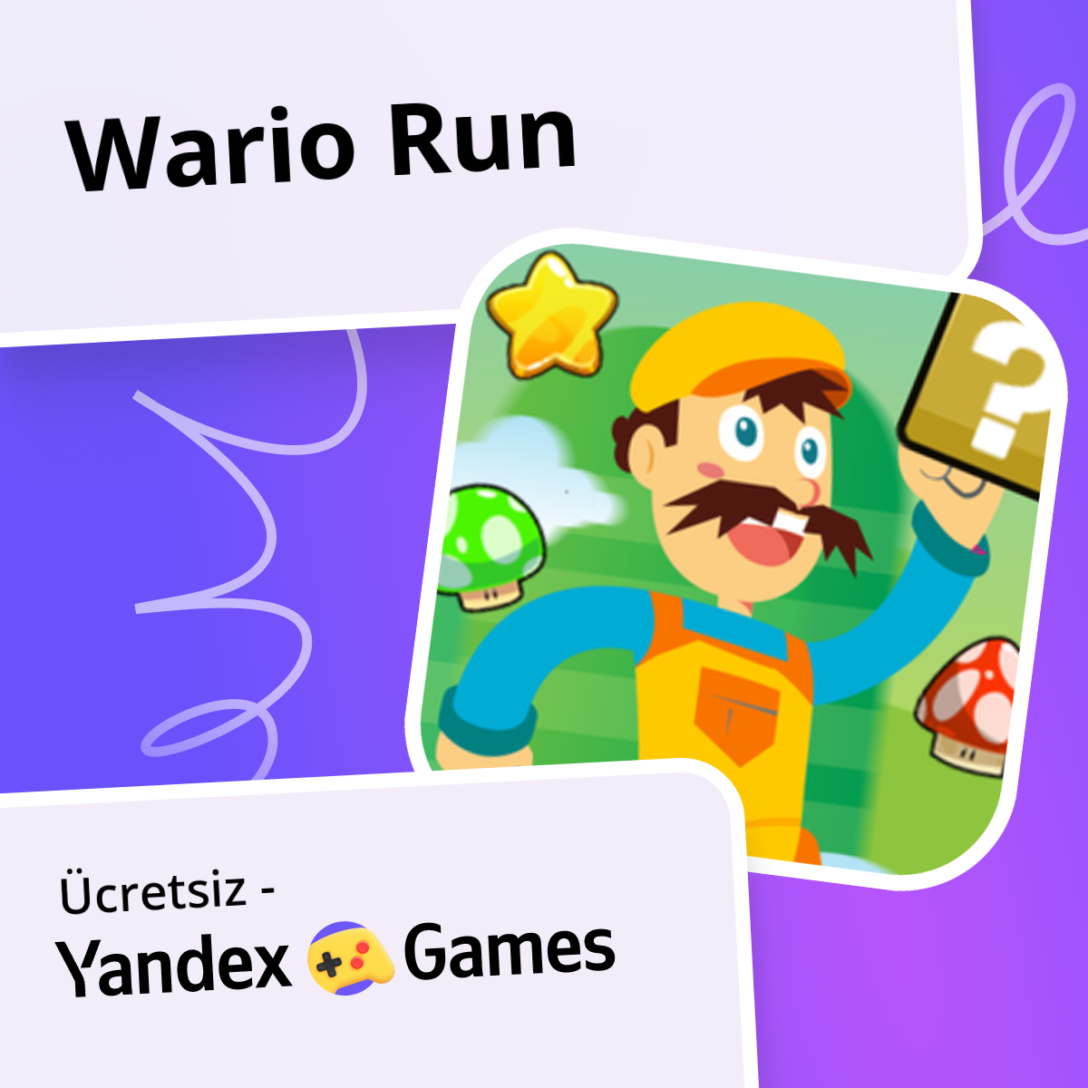 Wario Run - oynayın Yandex Games üzerinde ücretsiz çevrimiçi