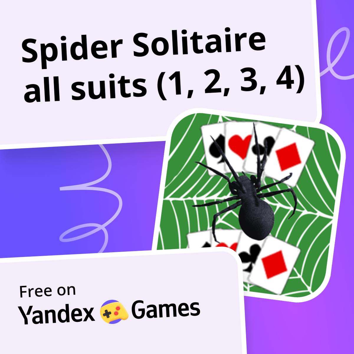 Spider Solitaire all suits (1, 2, 3, 4) (by FENIKSDEV) - play online ...