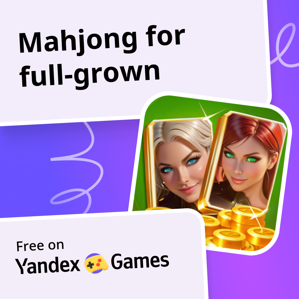 Mahjong for full-grown - play online for free on Yandex Games