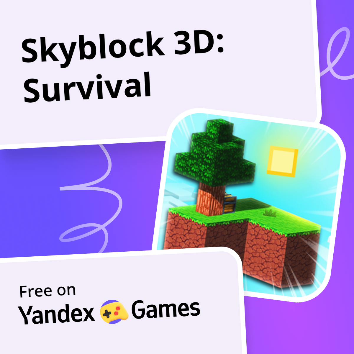 Skyblock 3D: Survival (by Platonov Developer) - play online for free on Yandex Games