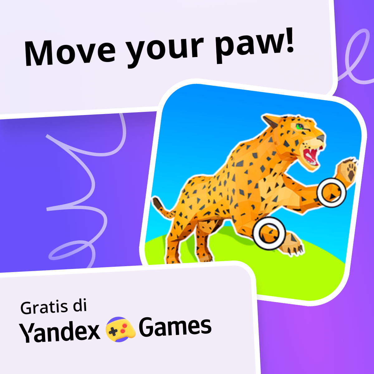 Move your paw! (oleh Lobster Games)- mainkan online secara gratis di Yandex Games