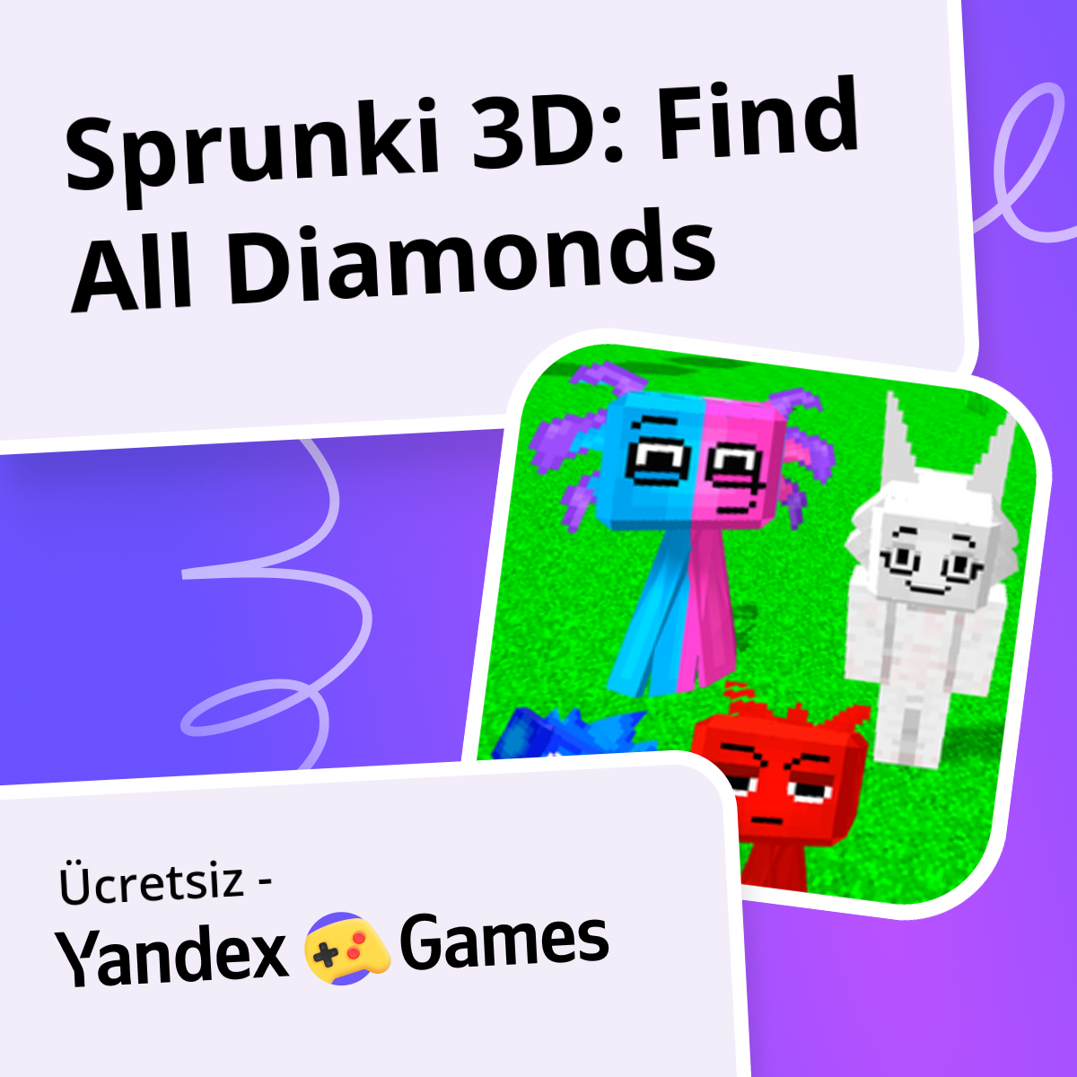 Sprunki 3D: Find All Diamonds (Starodymov'den) - Yandex Games ...
