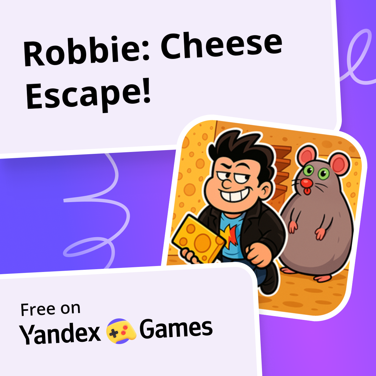 Robbie: Cheese Escape! (by FanGame) - play online for free on Yandex Games