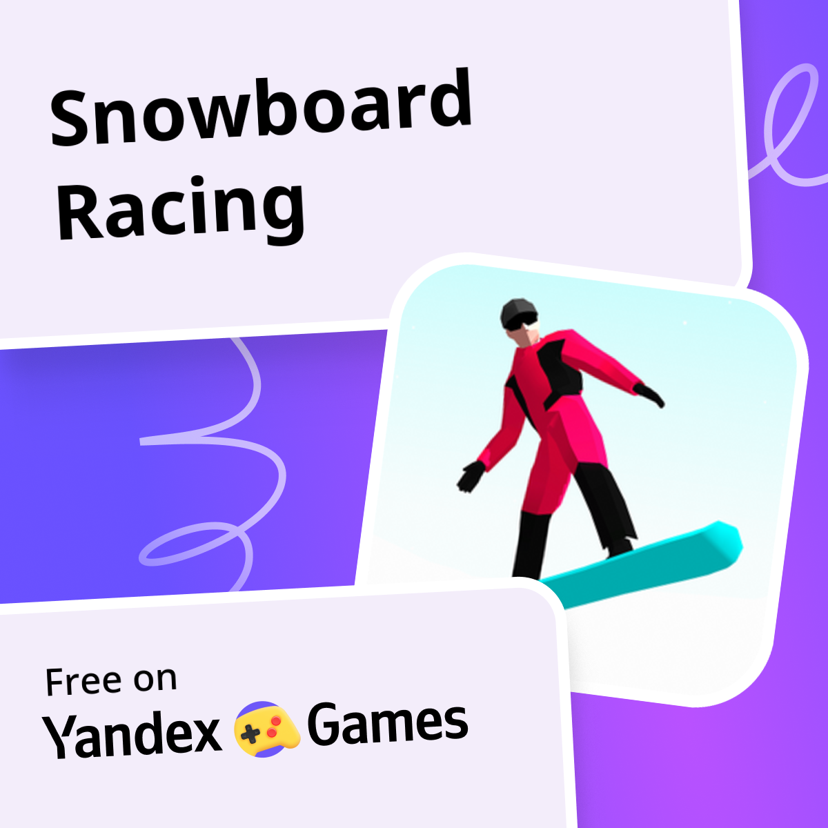 Snowboard Racing (by Neptune Games) - play online for free on Yandex Games
