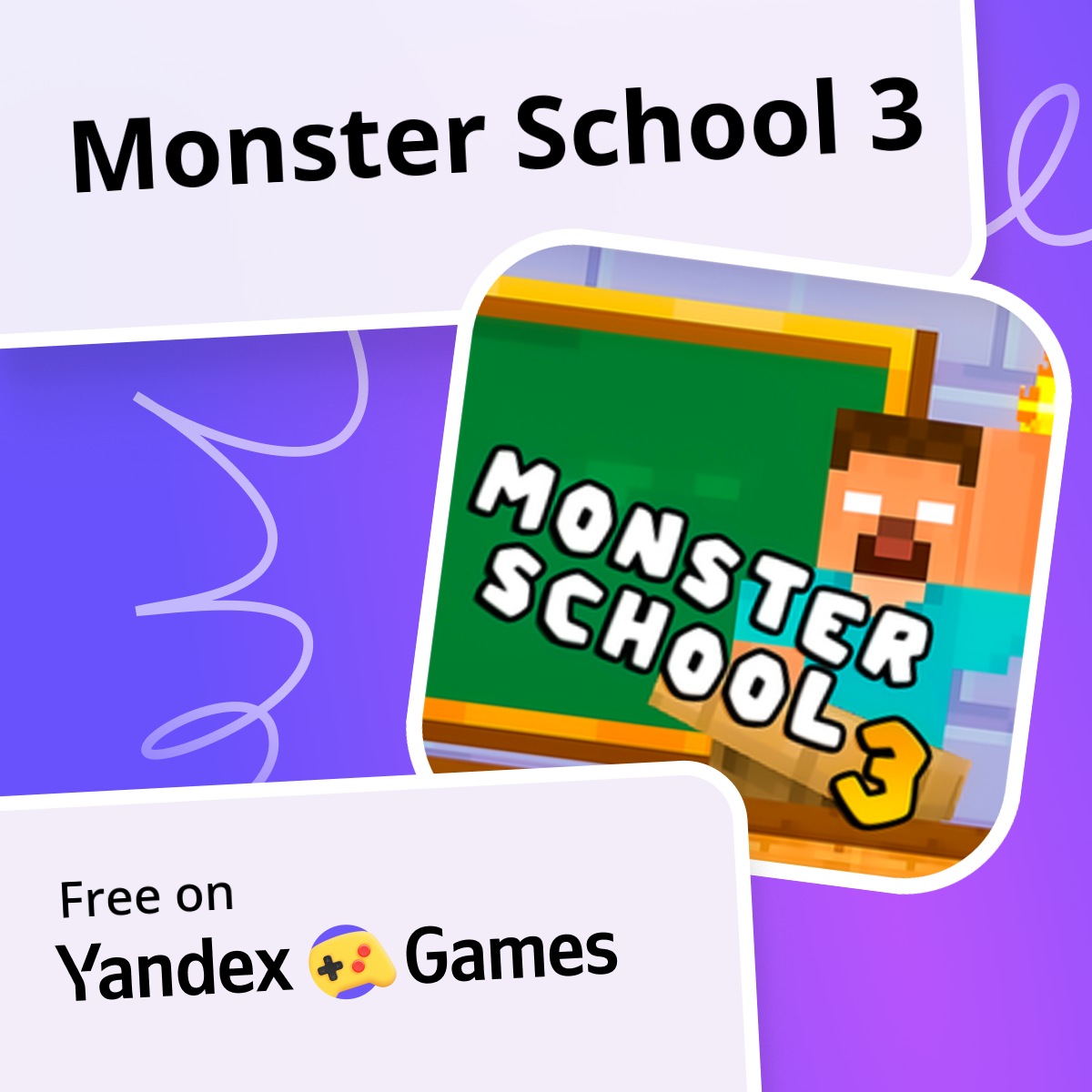 Monster School 3 (by Stickman vs Monster School games) - play online ...