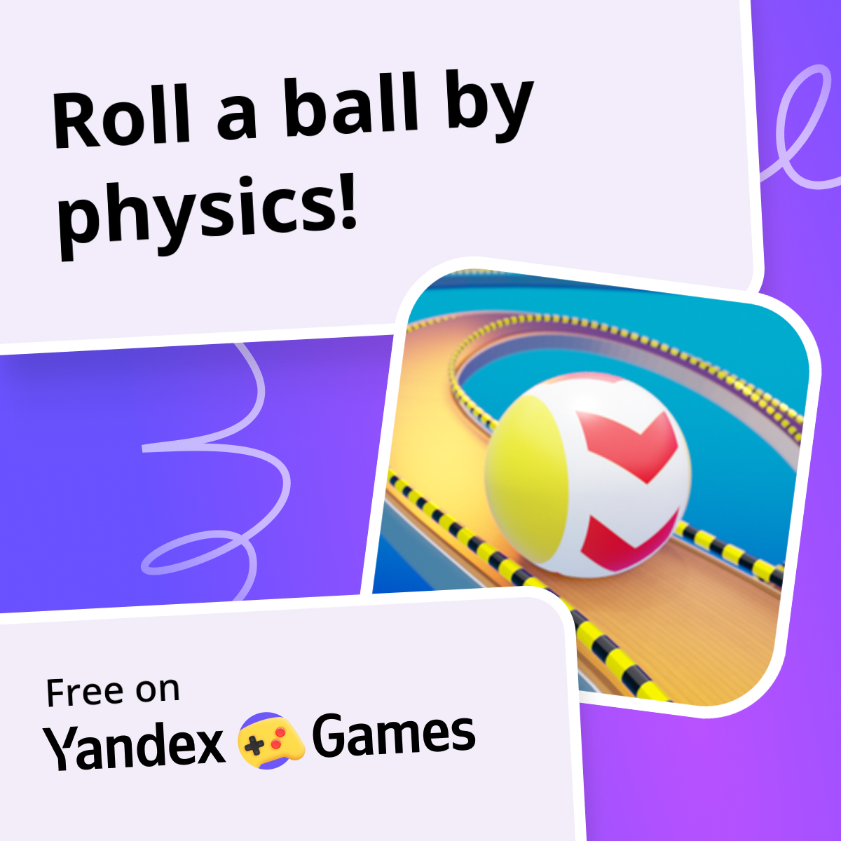 Roll a ball by physics! (by C Games) - play online for free on Yandex Games