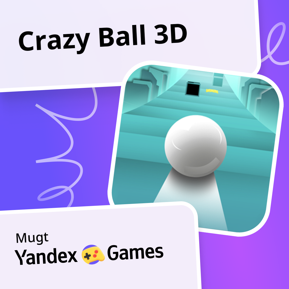 Crazy Ball 3D (MINI GAME tarapyndan) - Yandex Games on-da mugt oýnaň