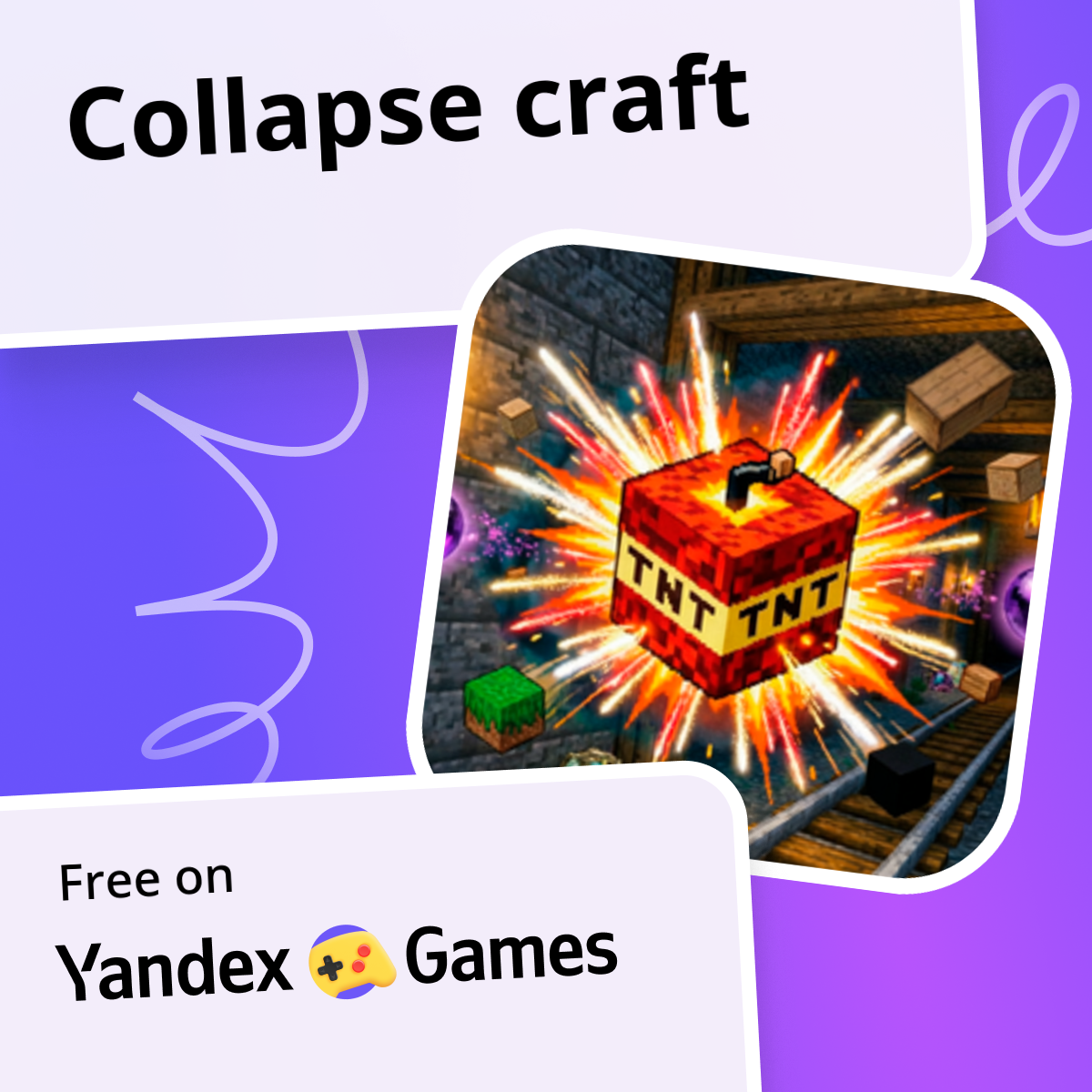 Collapse craft - play online for free on Yandex Games