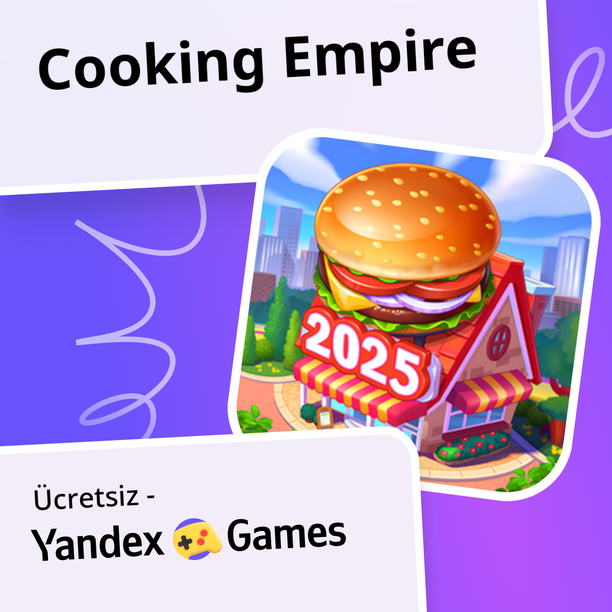 Cooking Empire - oynayın Yandex Games üzerinde ücretsiz çevrimiçi