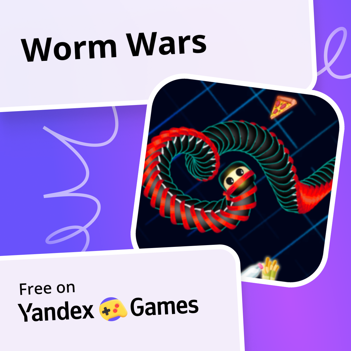 Worm Wars (by Aiymny) - play online for free on Yandex Games