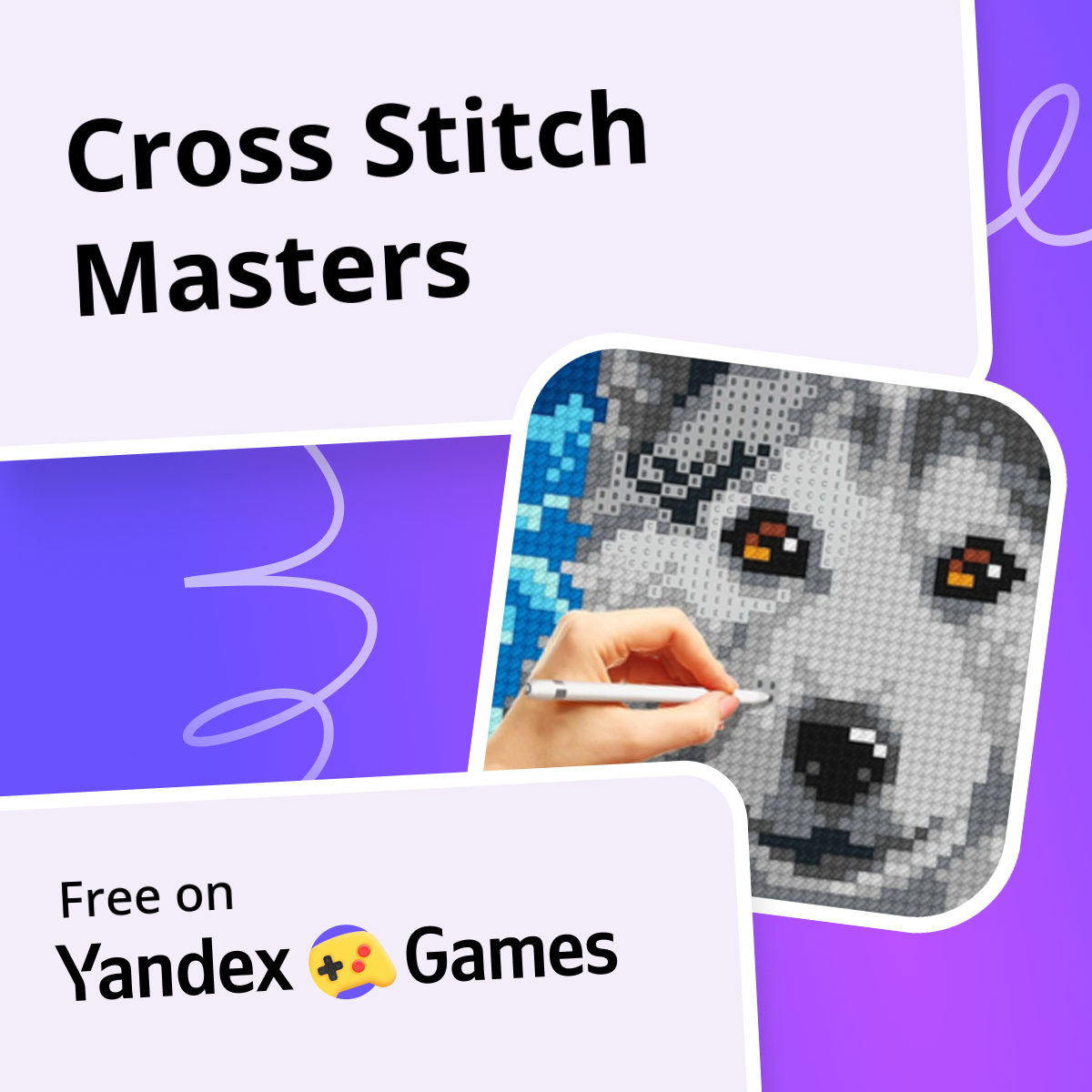 Cross Stitch Masters (by TAPCLAP) - play online for free on Yandex Games