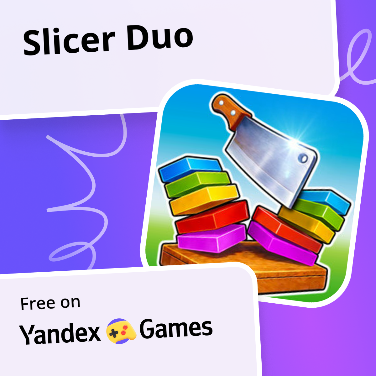Slicer Duo - play online for free on Yandex Games