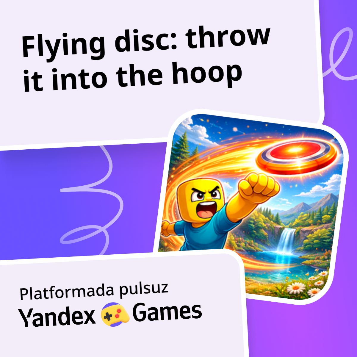 Flying disc: throw it into the hoop (games by tikakalia adlı ...