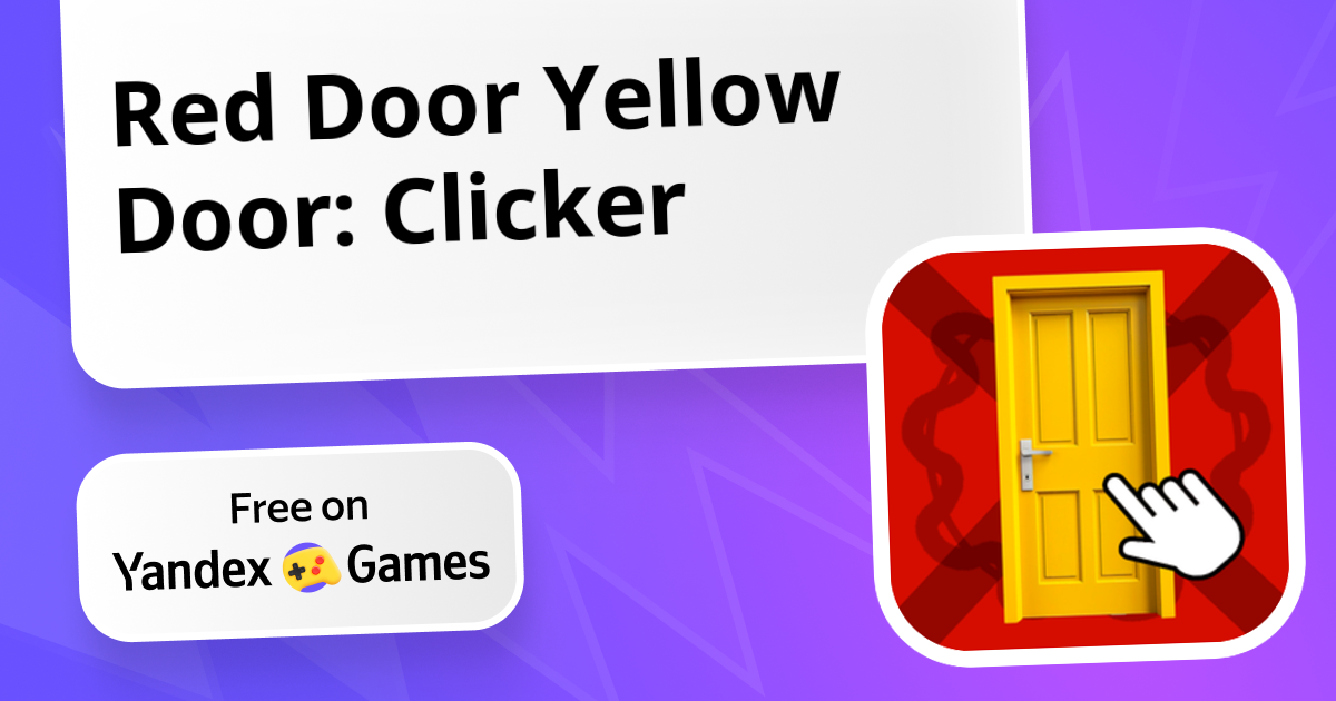Red Door Yellow Door: Clicker (დან Subzerchik)- ითამაშეთ ონლაინ უფასოდ ...