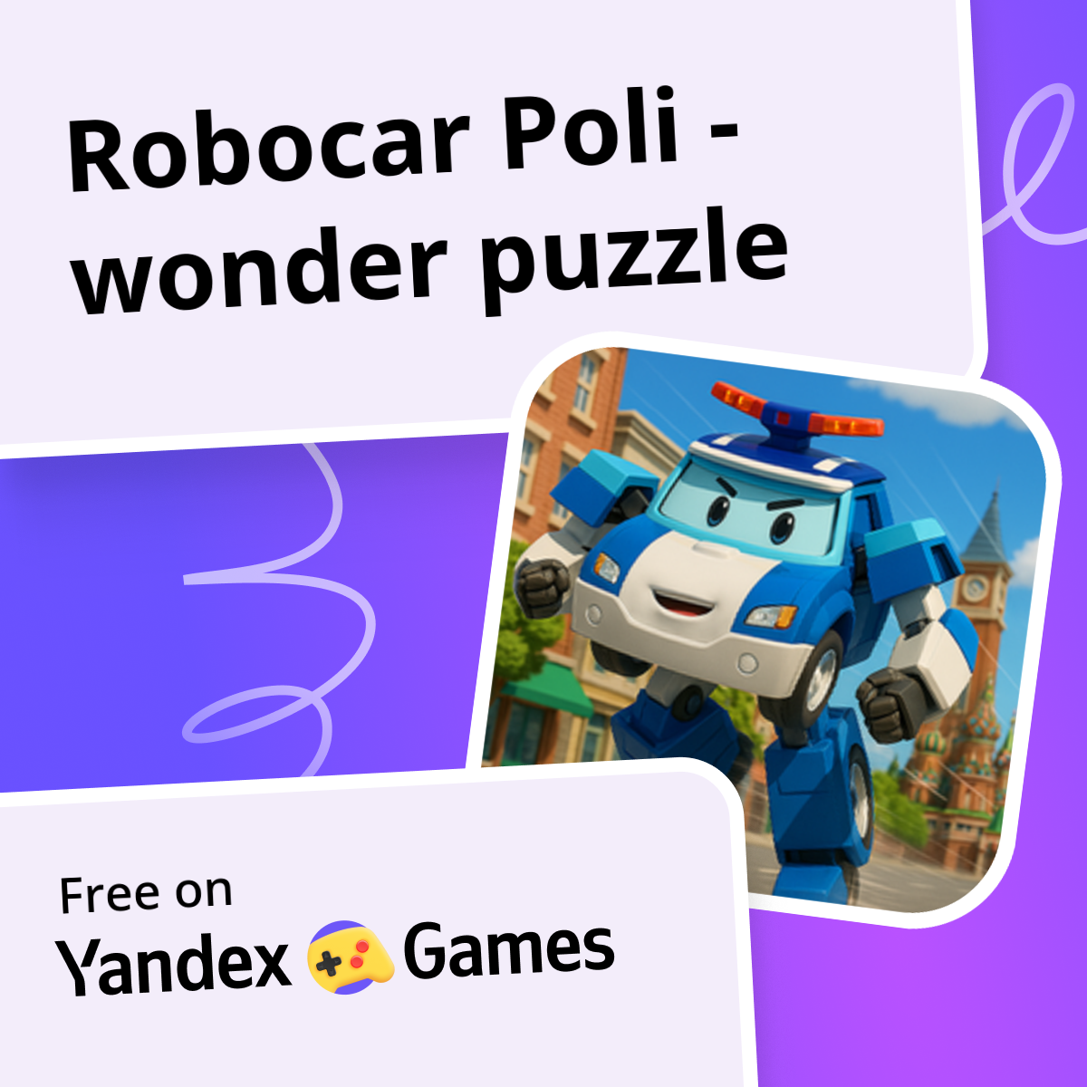 Robocar Poli - wonder puzzle (by UnderConstructionGames) - play online ...
