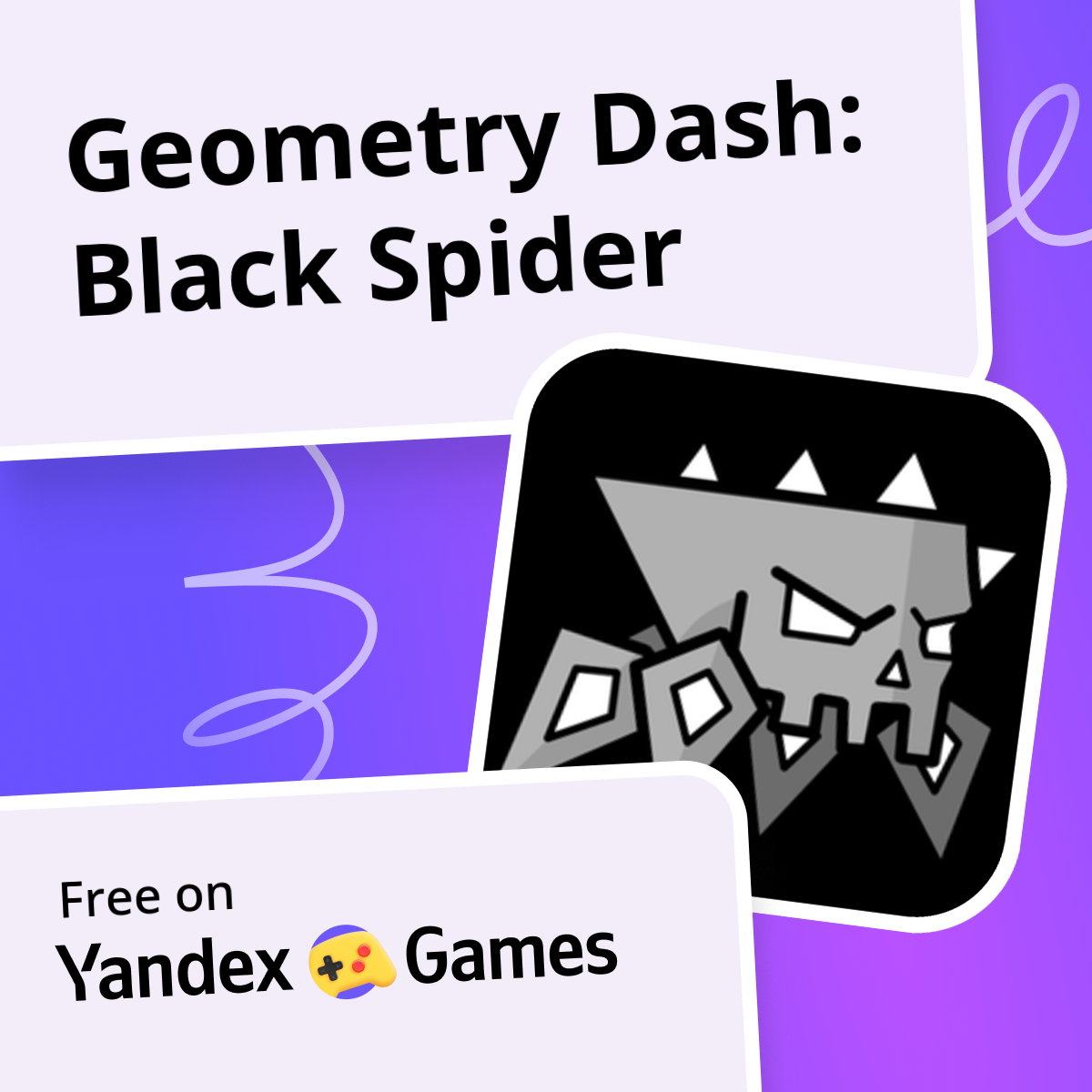 Geometry Dash: Black Spider (by MIKMOK) - play online for free on ...