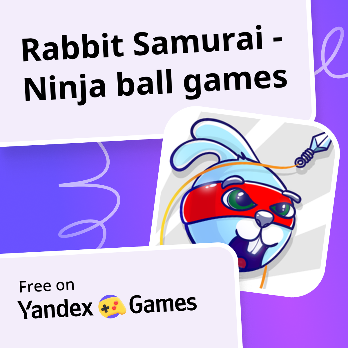 Rabbit Samurai - Ninja ball games (by Maksim Eliseenko) - play online ...