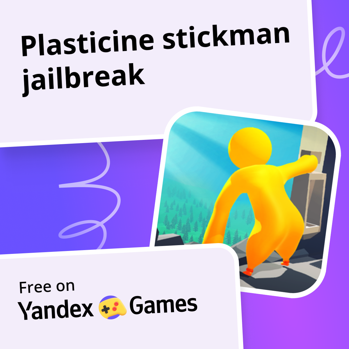 Plasticine stickman jailbreak - play online for free on Yandex Games