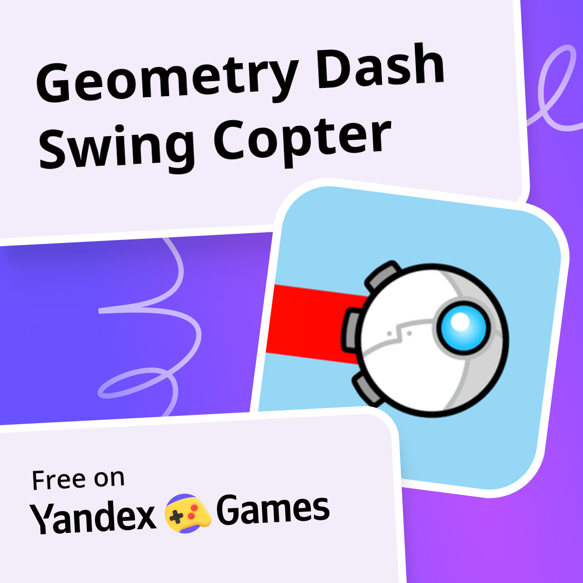 Geometry Dash Swing Copter (by Kokim) - play online for free on Yandex ...