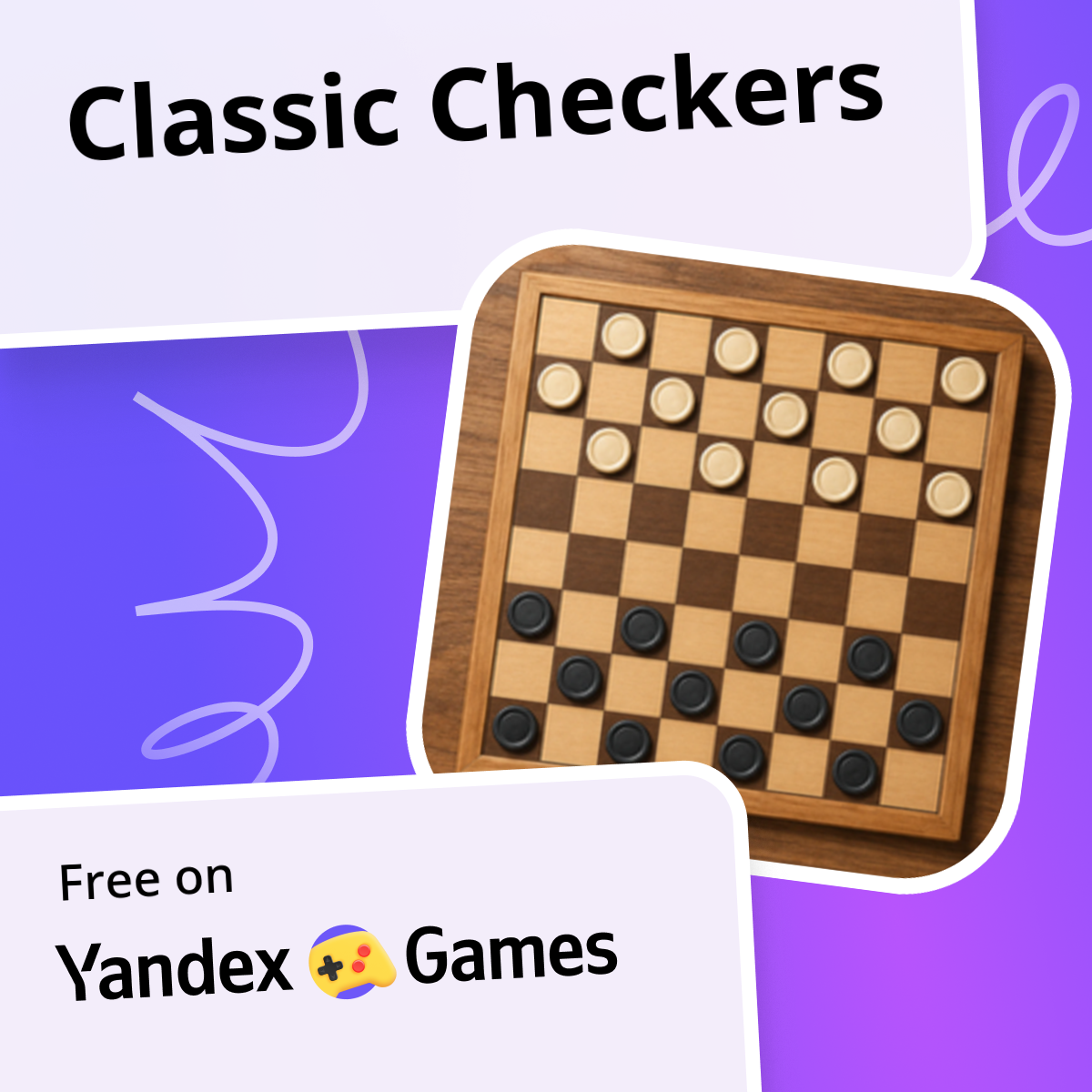 Classic Checkers - play online for free on Yandex Games