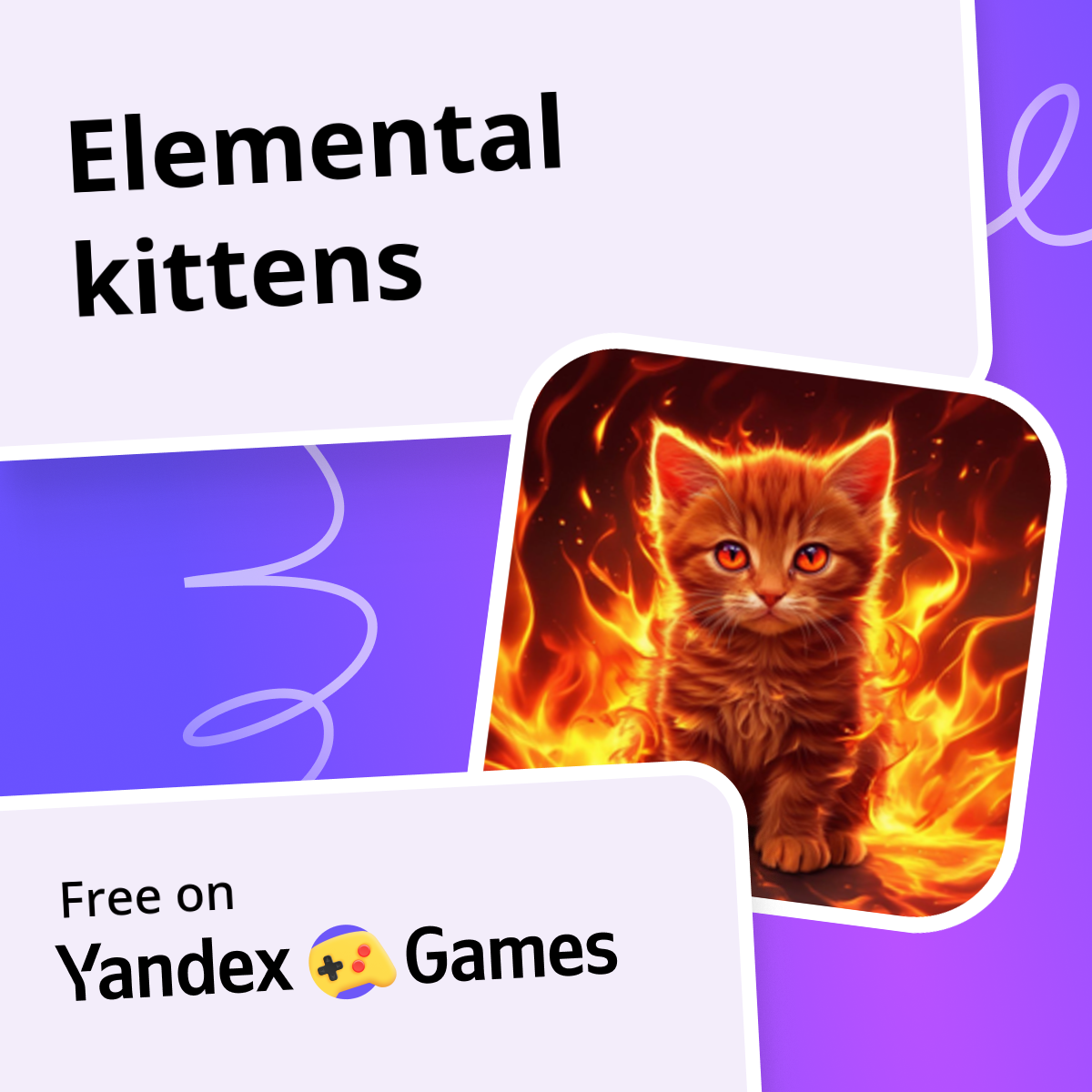 Elemental kittens (by Isich) - play online for free on Yandex Games