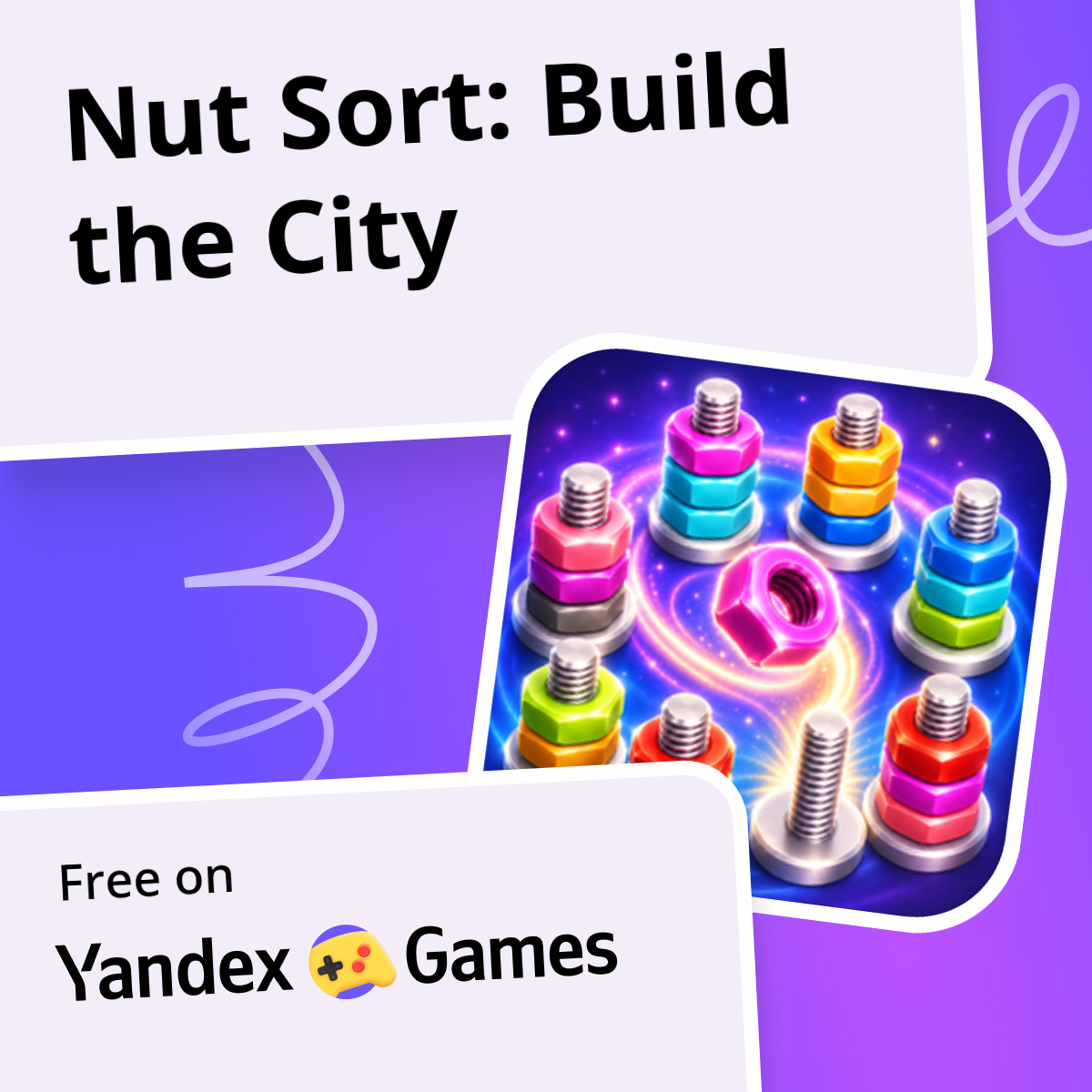 Nut Sort: Build the City - play online for free on Yandex Games