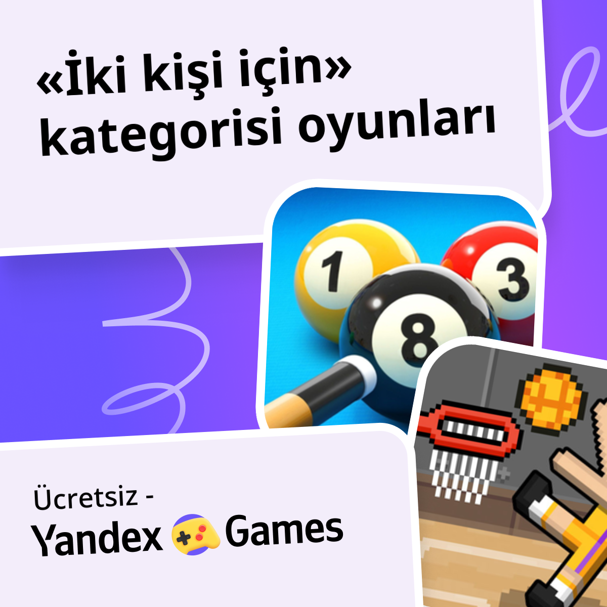 Oyunlar İki kişi için Çevrimiçi 👯 Ücretsiz Yandex Games Oyna