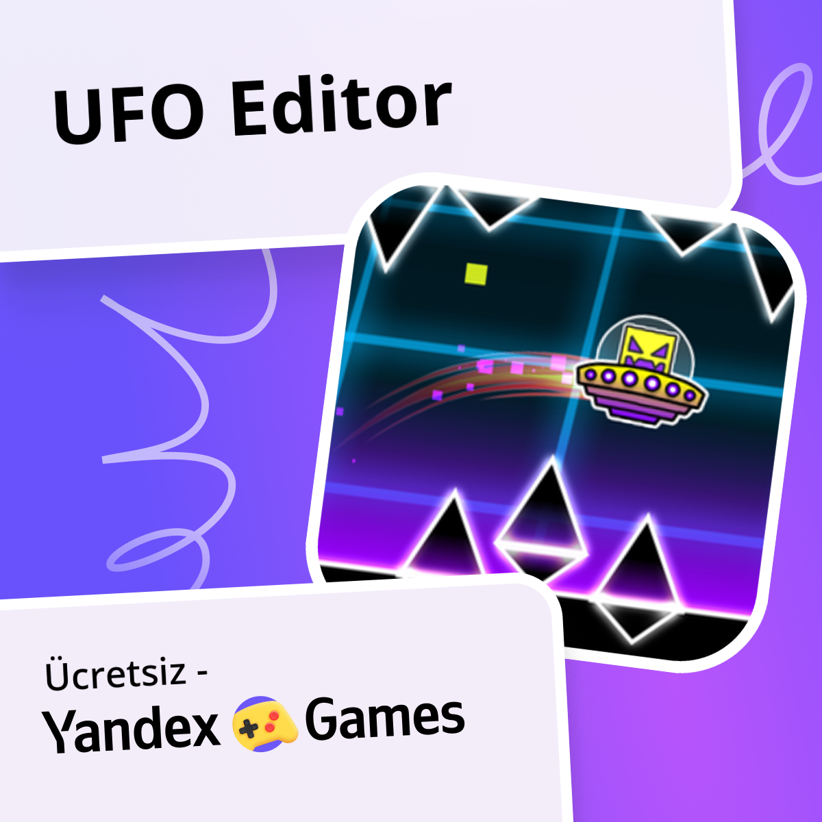 Geometry Dash UFO: Create your own level (Kokim'den) - Yandex Games ...
