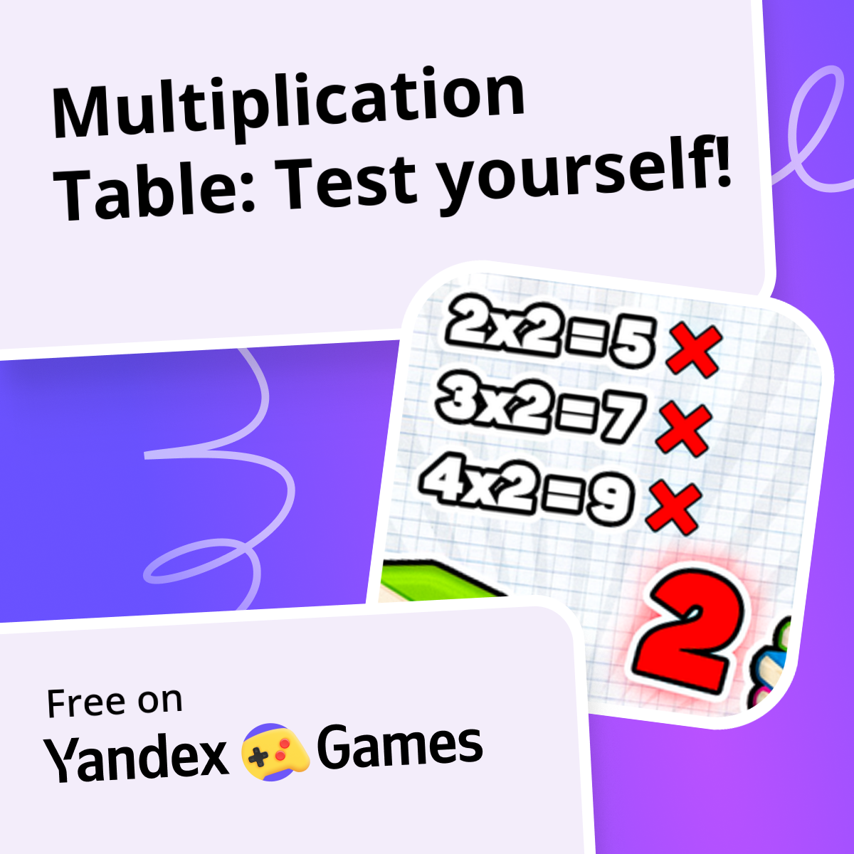 Multiplication Table: Test yourself! (by MRairStudio) - play online for ...