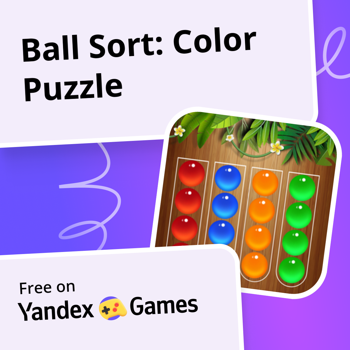 Ball Sort: Color Puzzle - play online for free on Yandex Games