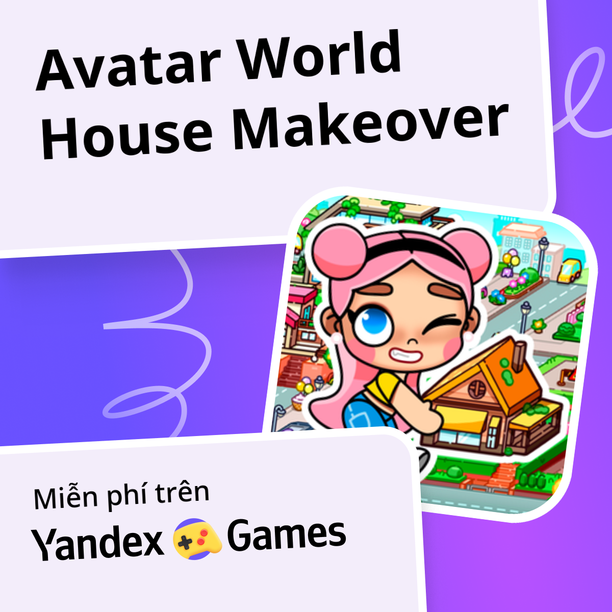 Avatar World House Makeover - chơi trực tuyến miễn phí trên Yandex Games